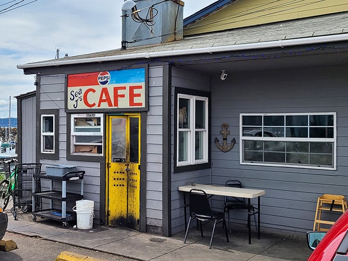 This unassuming gray building holds Port Townsend's tastiest treasure - fresh fish with a side of authentic coastal charm.
