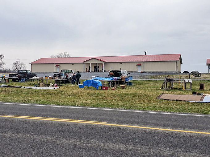 Rain or shine, the outdoor vendors at Shenandoah Valley Flea Market create an impromptu bazaar of possibilities.