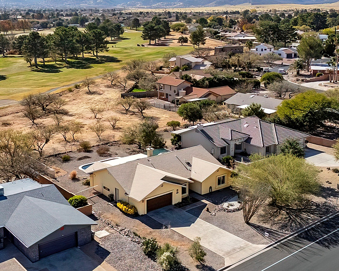 Golf courses and well-maintained homes make Sierra Vista a retiree's playground where your social security check buys both comfort and beauty.
