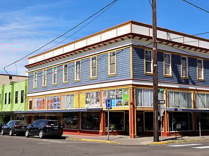 Downtown Silverton's colorful historic buildings look like they're waiting for a horse-drawn carriage to clip-clop down Main Street.