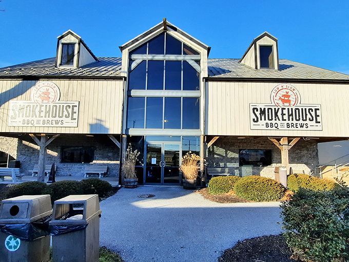 Modern meets traditional at this stunning spot where craft beer and slow-smoked meats create perfect harmony.
