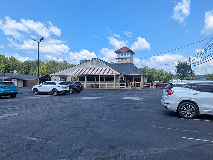 Smuggler's Cove: The lookout tower adds whimsical charm to this roadside gem. Inside awaits seafood worth traveling for, no treasure map needed.