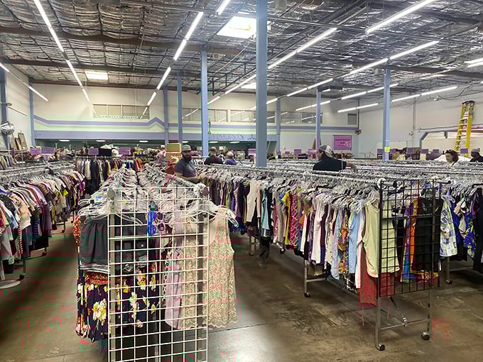 Inside St. Vincent's, racks of clothing stretch toward the horizon. This isn't shopping&mdash;it's an expedition with wallet-friendly souvenirs.