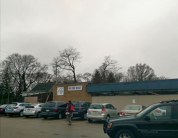 Where thrifting becomes a contact sport! Dig & Save's parking lot fills with hopeful treasure seekers daily.