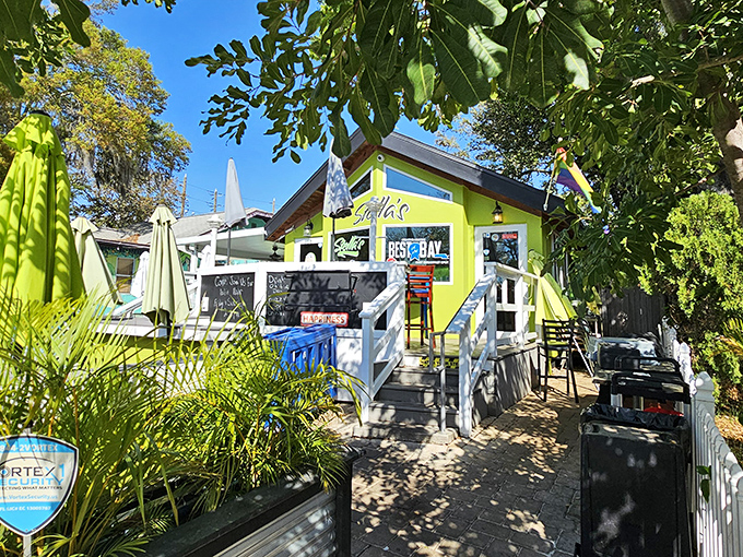 Outdoor dining done right - where every meal comes with a side of Florida sunshine and coastal breeze.