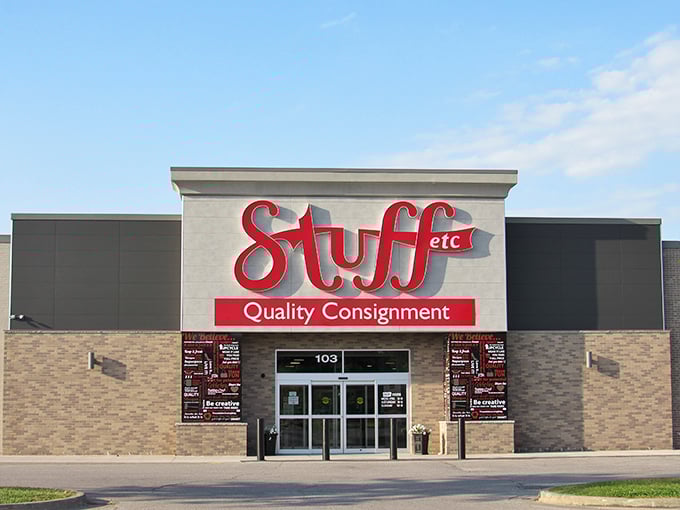 Clean lines and organized displays prove thrift shopping has officially entered the modern age.