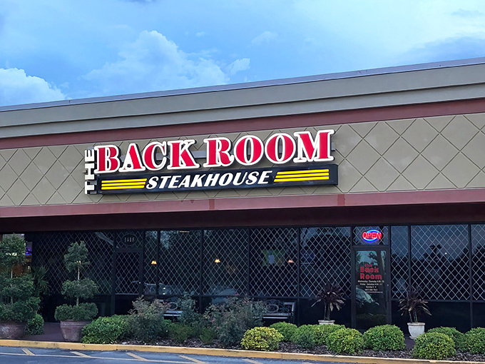 Strip mall on the outside, steakhouse heaven on the inside. Like finding a diamond ring in a Cracker Jack box.