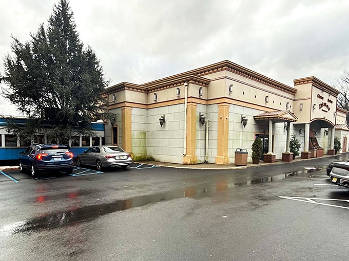 Rain or shine, Clinton Station Diner stands ready to rescue hungry travelers with plates that could feed a small railroad crew.