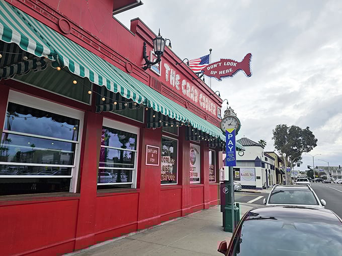 Some restaurants whisper their quality; The Crab Cooker shouts it from every colorful corner and striped awning.
