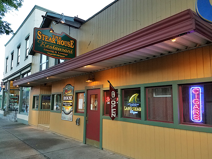 Evening glow illuminates this unassuming treasure&mdash;where locals have been enjoying legendary prime rib for generations.