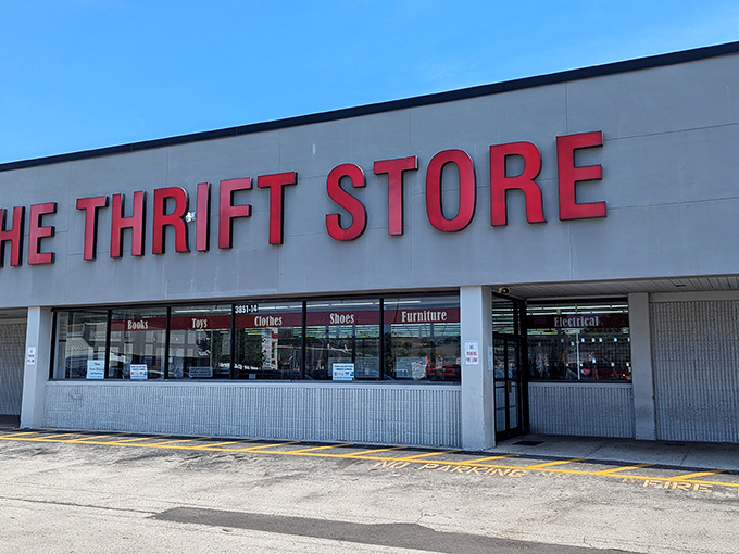 Simple signage, endless possibilities - this Jacksonville gem proves the best treasures hide behind unassuming storefronts everywhere.
