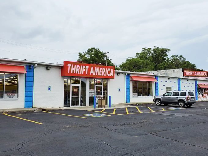 This clean, organized storefront proves thrift shopping doesn't have to mean diving through messy piles.