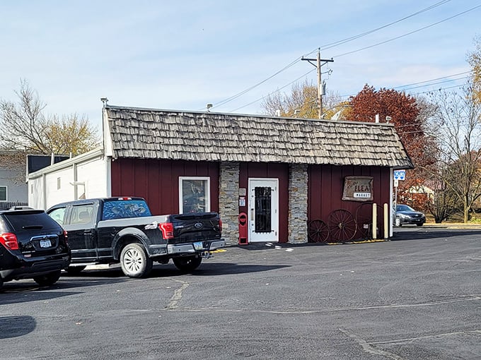 Where vintage dreams come true! This unassuming building houses collections that would make the American Pickers crew green with envy.