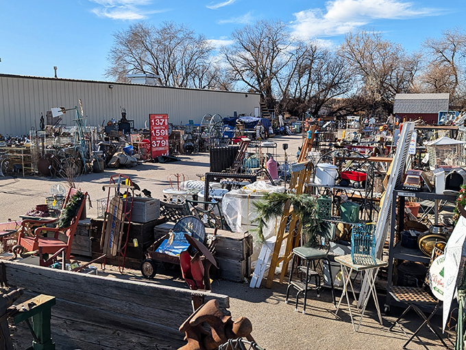 Where one person's "junk" becomes another's masterpiece&mdash;this outdoor overflow area is a picker's paradise.