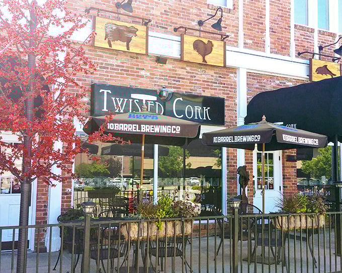 That outdoor seating area practically begs for wine and grilled fish on warm evenings.