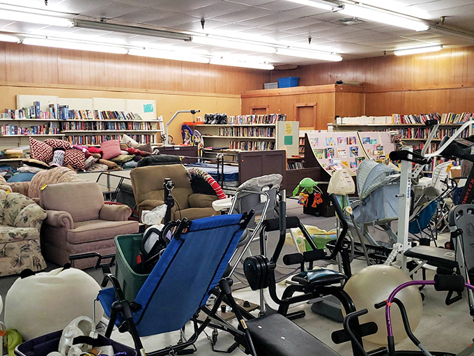 Inside this unassuming space, furniture treasures and nostalgic knick-knacks await their second chance at bringing joy.