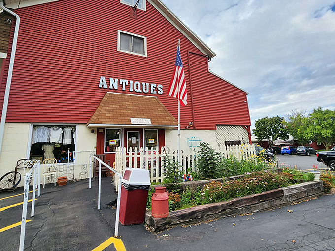 Volo's charming barn-style building proves the best treasures often hide behind the most unassuming country facades.