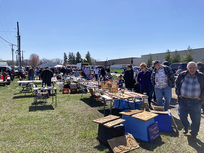 Tables laden with yesterday's memories await new homes, while vendors share stories as valuable as their merchandise.