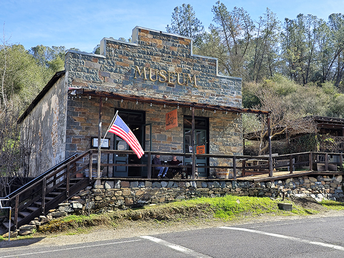 The Amador Whitney Museum stands guard over town history, its stone walls housing treasures more valuable than gold&mdash;stories.