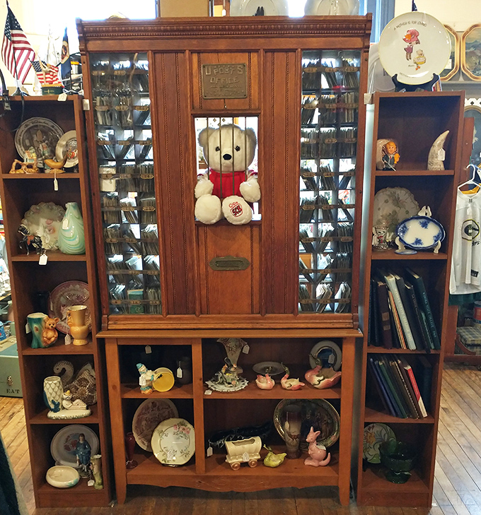 This isn't just furniture&mdash;it's a family heirloom waiting to be adopted. That teddy bear has seen more history than most history books.