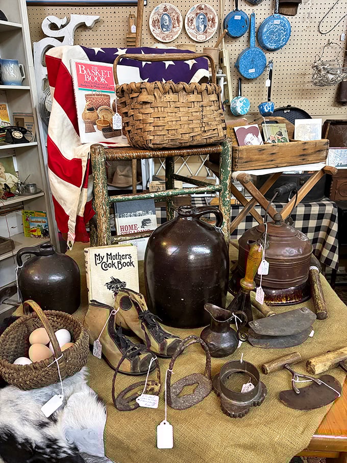 Americana at its finest &ndash; where patriotic pride meets practical vintage treasures from simpler times.