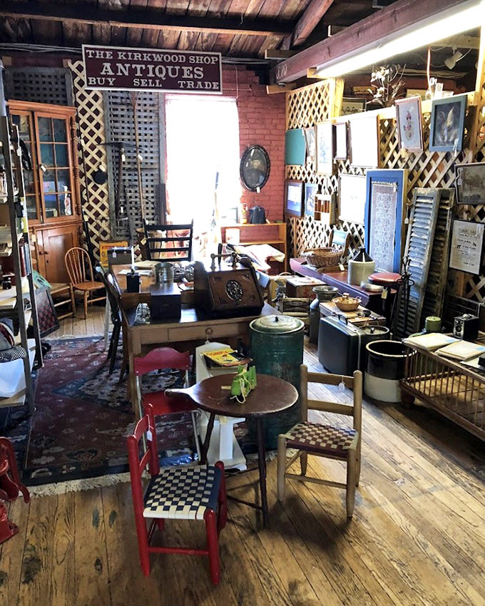 The Kirkwood Shop section feels like stepping into someone's eccentric living room from 1955&mdash;complete with that checkered chair I swear my grandmother owned.