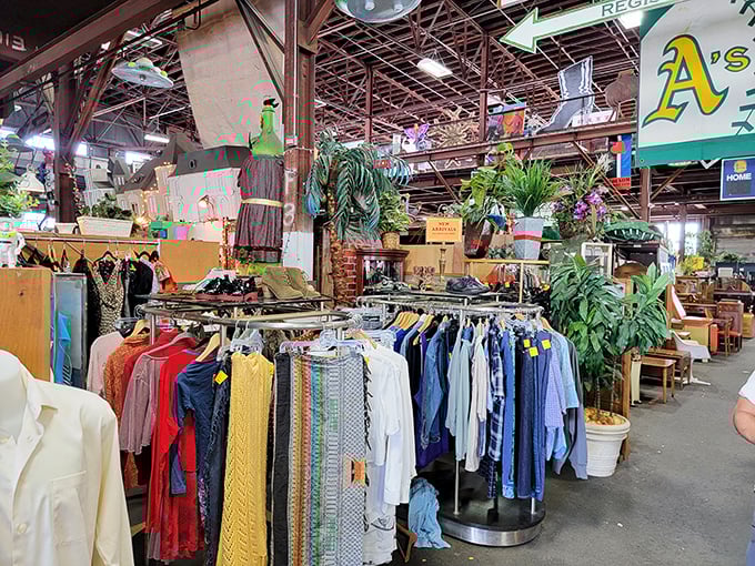 Clothing racks and indoor plants coexist in delightful chaos&mdash;where else can you find a vintage Hawaiian shirt and adopt a pothos in one transaction?
