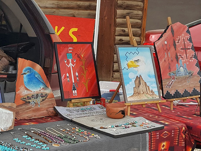 Desert landscapes, spirit beings, and soaring eagles&mdash;these aren't just paintings, they're windows into the soul of the Southwest, displayed on humble easels.