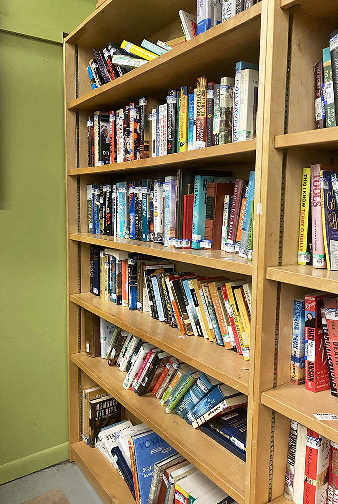 Literary treasures await the patient browser. From forgotten bestsellers to timeless classics, every spine tells two stories.