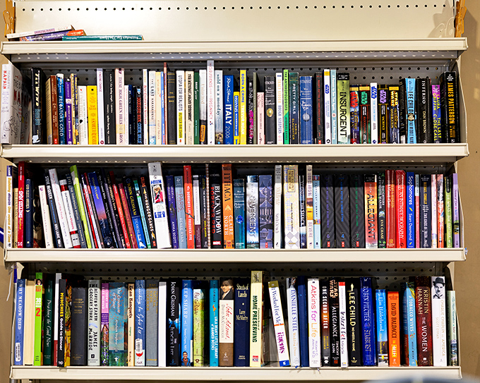 A bibliophile's dream come true. Each shelf holds countless worlds waiting to be rediscovered, from forgotten bestsellers to timeless classics.