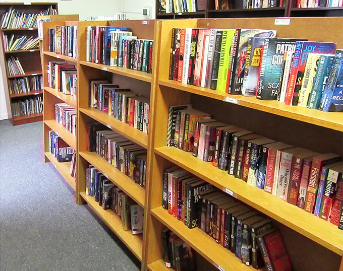 The book section rivals many small-town libraries, offering literary journeys for pocket change. My wallet thanks me while my bookshelf groans.