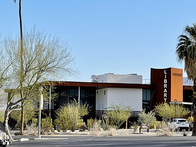 Borrego's modern library stands as an intellectual oasis, where air conditioning and literature provide the perfect escape from triple-digit temperatures.