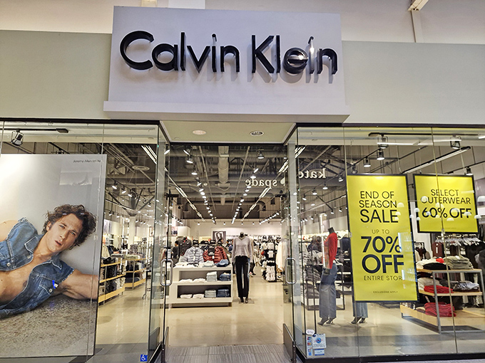 Calvin Klein's minimalist aesthetic extends to their prices here&mdash;70% off means you can finally afford those jeans from the billboards.