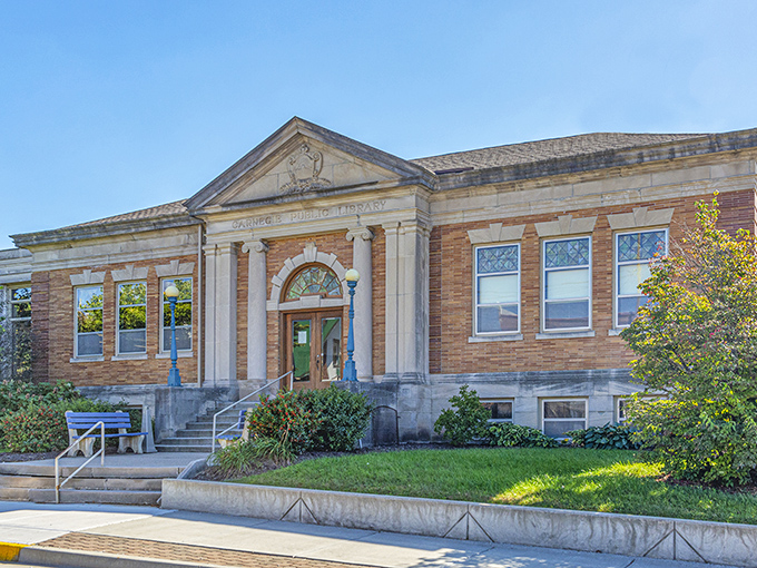 The Carnegie Public Library stands as a testament to timeless architecture and the luxury of free knowledge&mdash;a bibliophile's dream in limestone form.