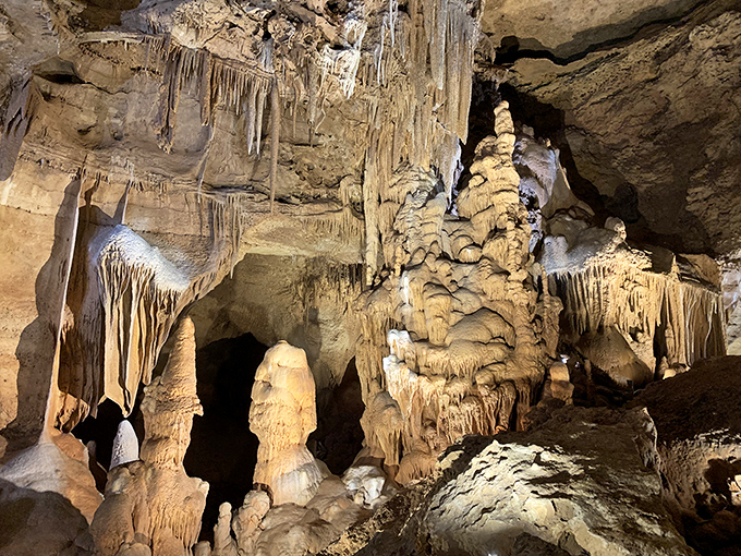 Cascade Caverns reveals a hidden world beneath the Hill Country, where millennia of dripping water created nature's most patient artwork.