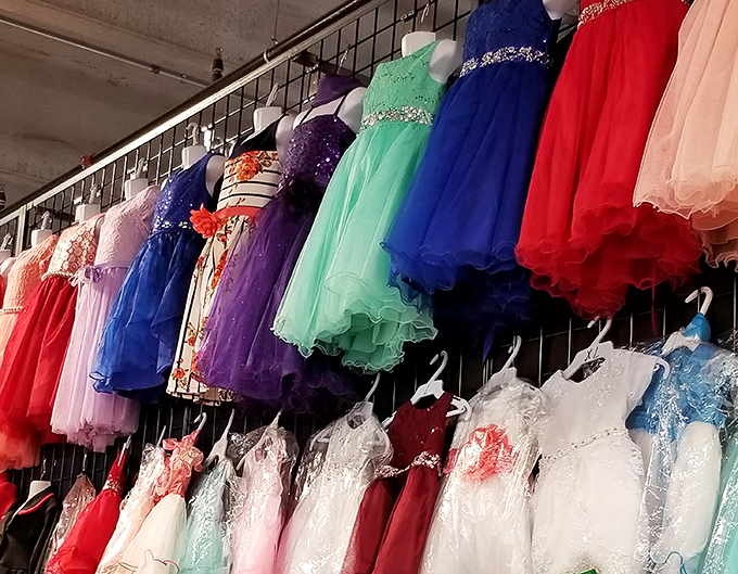 A rainbow explosion of quinceañera and special occasion dresses. Somewhere in this technicolor tulle tornado is the perfect dress for making memories.