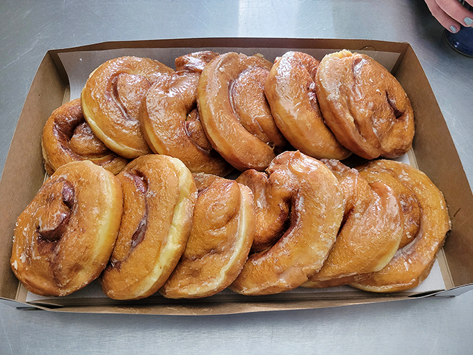 Behold the crown jewels of Beaver Falls! These cinnamon rolls aren't just pastries&mdash;they're spiral-shaped proof that perfection exists in this world.