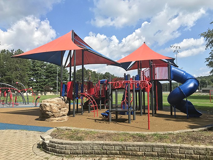 City Park's playground isn't just for kids &ndash; it's where community happens. Those red canopies have witnessed countless birthday parties and first attempts at monkey bars.