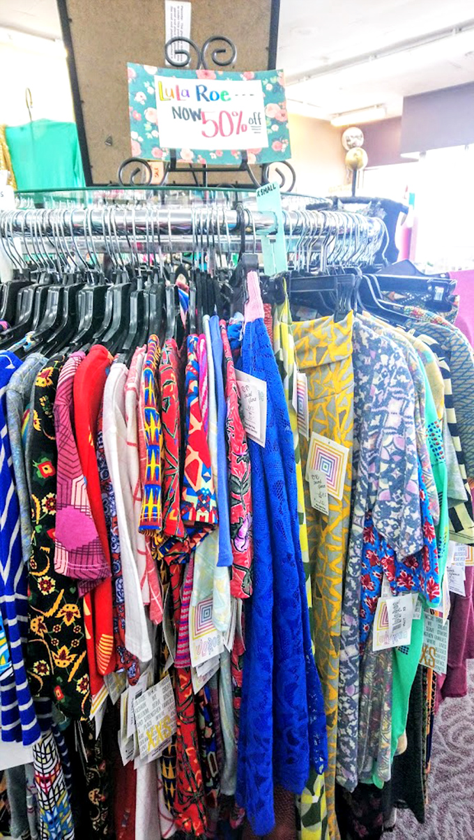 Lula Roe at 50% off? In the thrifting world, that's like finding an extra fry at the bottom of the bag&mdash;unexpected and delightful.