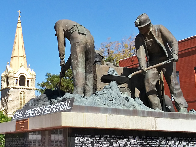 This powerful Coal Miners' Memorial honors the backbone of Trinidad's early economy&mdash;men who literally moved mountains one shovelful at a time.