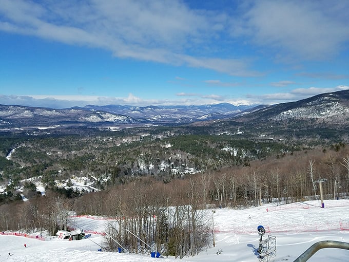 Winter transforms Cranmore Mountain into a powdery playground where even non-skiers find themselves plotting a "sick day" from work.