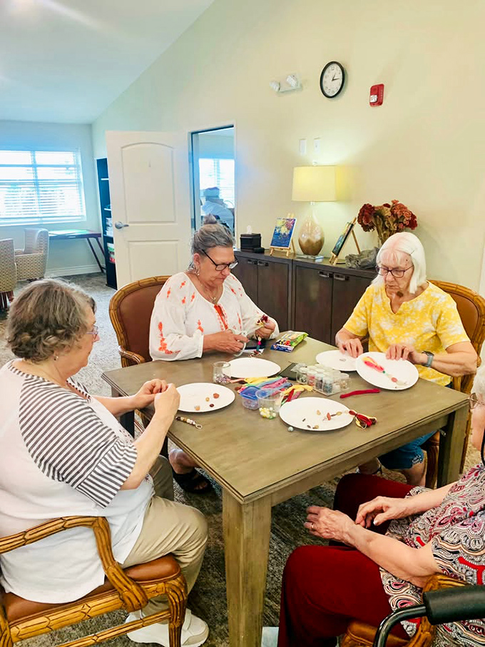 Crafting isn't just for Pinterest anymore. These residents are creating masterpieces and friendships simultaneously&mdash;the ultimate two-for-one special.