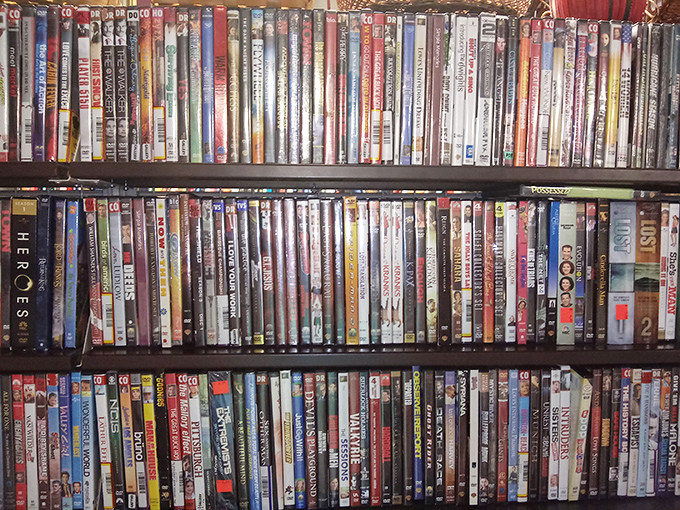 Remember when movies came in cases? This DVD collection spans decades of cinema history, from blockbusters to forgotten gems.