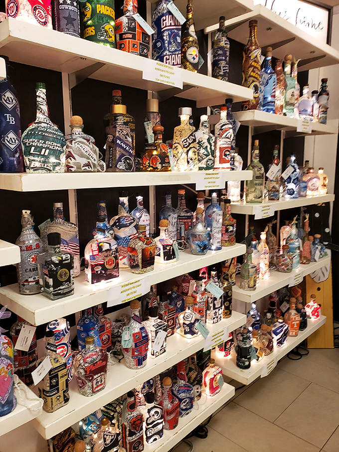 These decorated bottles prove that even tequila can dress better than most of us on a Saturday night.