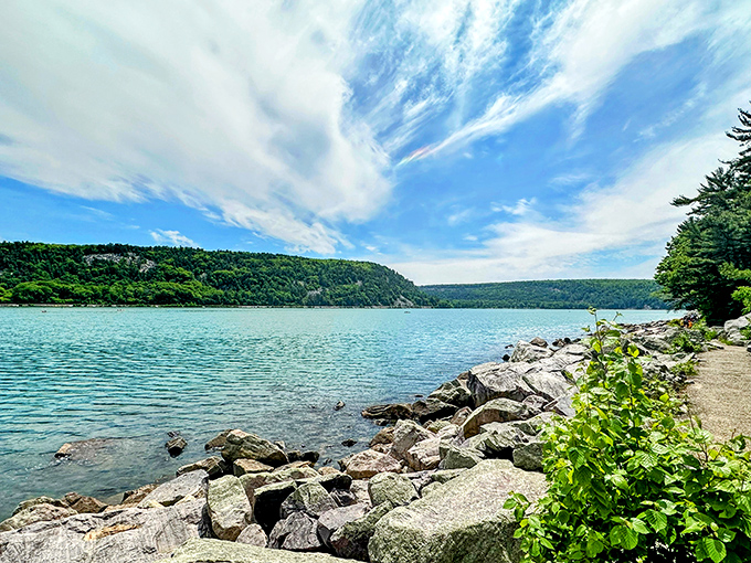 Devil's Lake might sound ominous, but those crystal waters and quartzite bluffs create heaven on earth for hikers, swimmers, and Instagram enthusiasts alike.