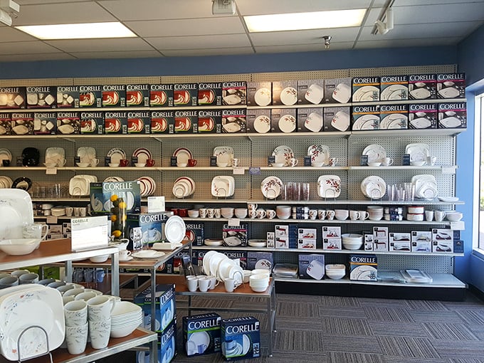 Corelle's stacks on stacks on stacks. Enough dishware options to make your mother-in-law finally approve of something in your kitchen.