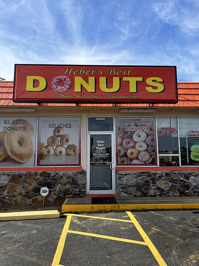 "Donut Worry, Be Happy" isn't just a window sign at Heber's Best&mdash;it's the philosophy you'll adopt after tasting their fresh-made kolaches and glazed perfection.