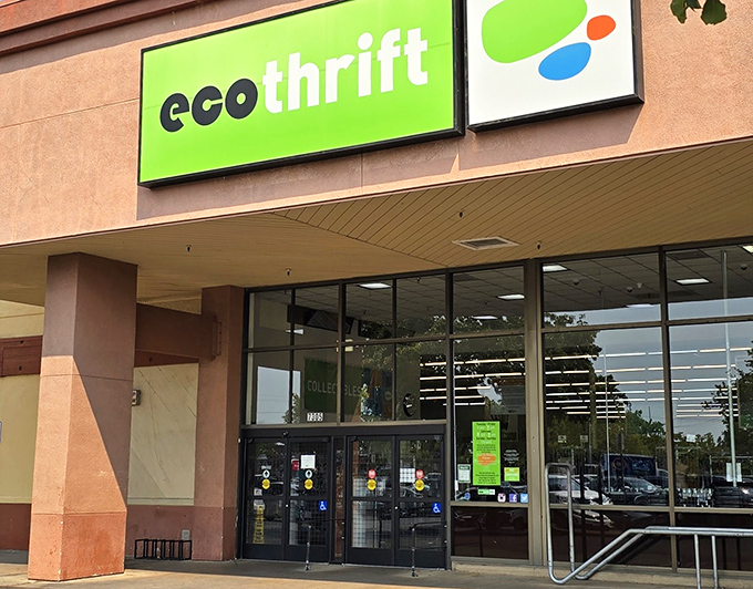 Every great adventure begins with a first step &ndash; at Eco Thrift, it's through these doors where ordinary shoppers transform into bargain archaeologists.