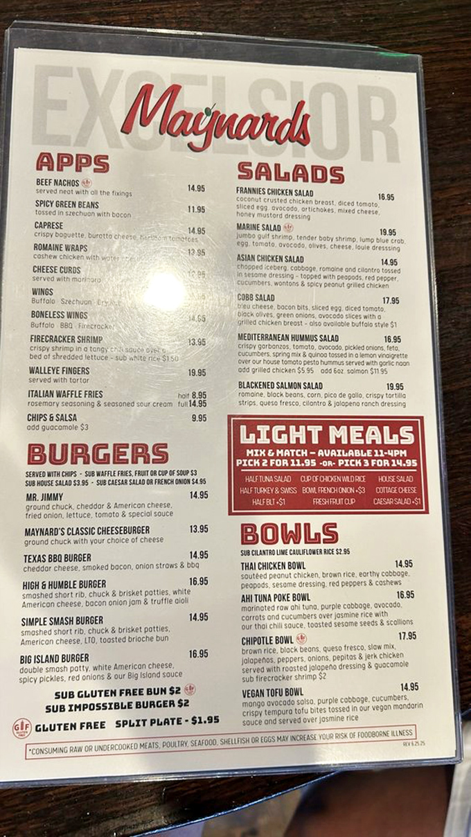 The menu reads like a love letter to Midwest appetites. Each item beckons with the siren song of comfort food elevated.