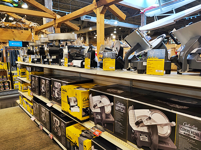 Kitchen gadget heaven or relationship test? Couples have been known to debate the merits of bread slicers versus food processors for hours in these very aisles.